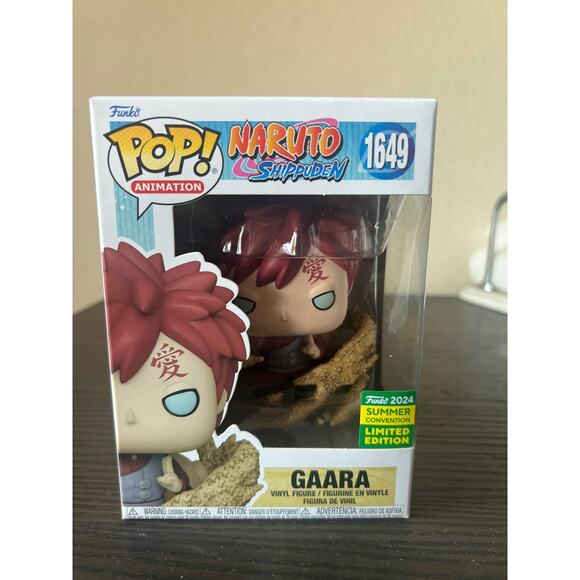 Funko | Other | In Hand Summer Convention Gaara Sand Jutsu Funko Pop ...